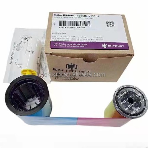 Entrust Datacard - 525100-005 - YMCKT-KT - Cinta de color - 350 impresiones